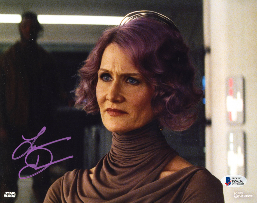 Laura Dern Signed "Star Wars: The Last Jedi" 8x10 Photo (Beckett COA ...