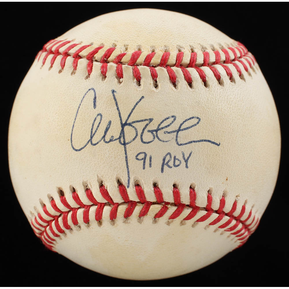 Chuck Knoblauch Signed OAL Baseball Inscribed "91 ROY" (JSA COA ...
