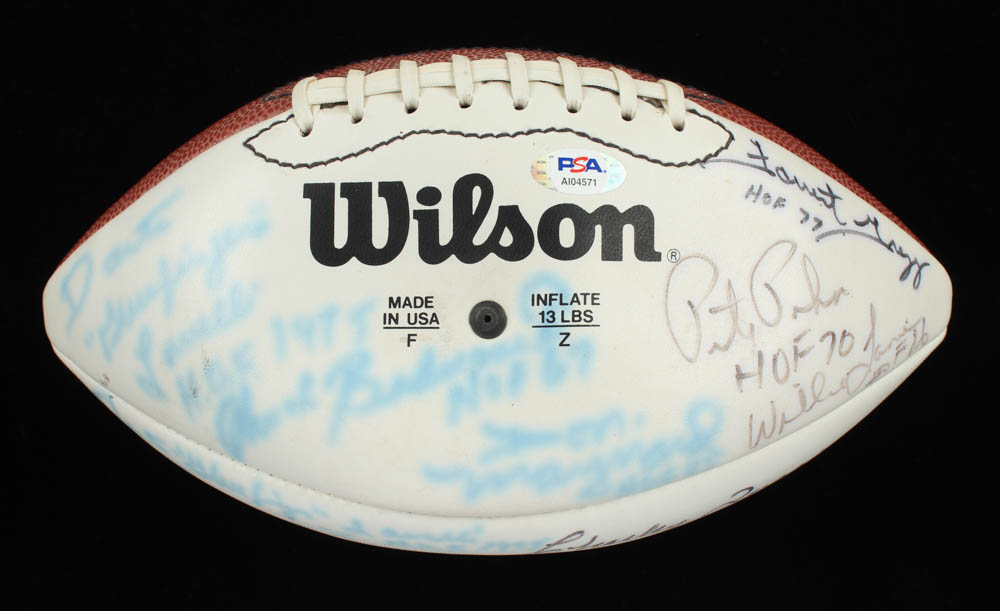 NFL Legends & Stars Football Signed By (21) With Night Train Lane ...