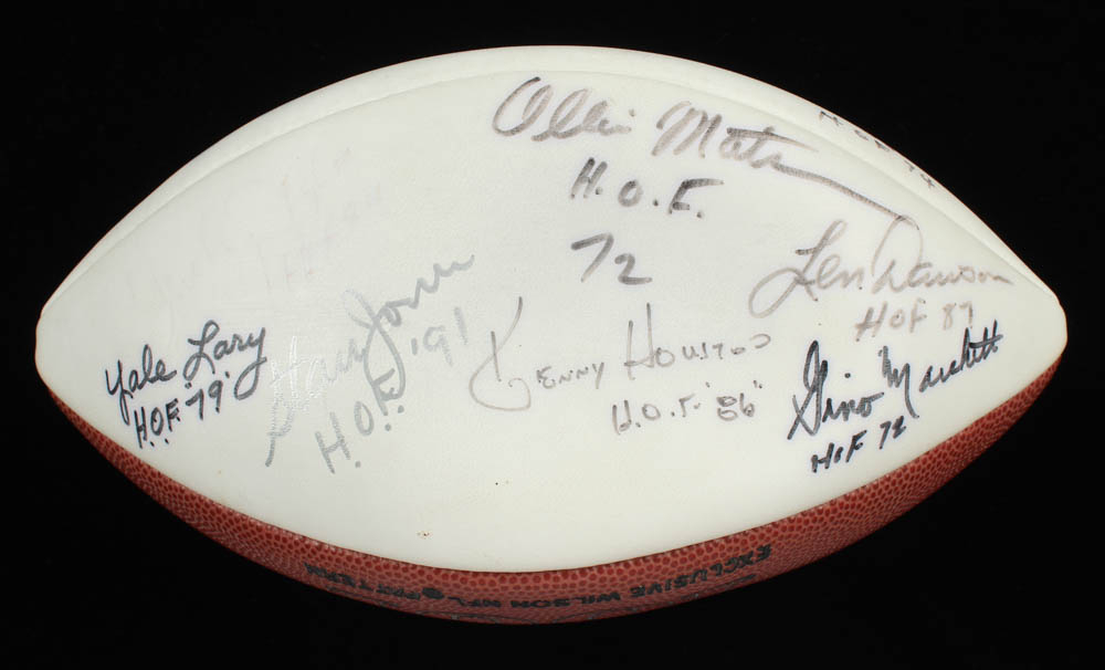 NFL Legends & Stars Football Signed By (21) With Night Train Lane ...