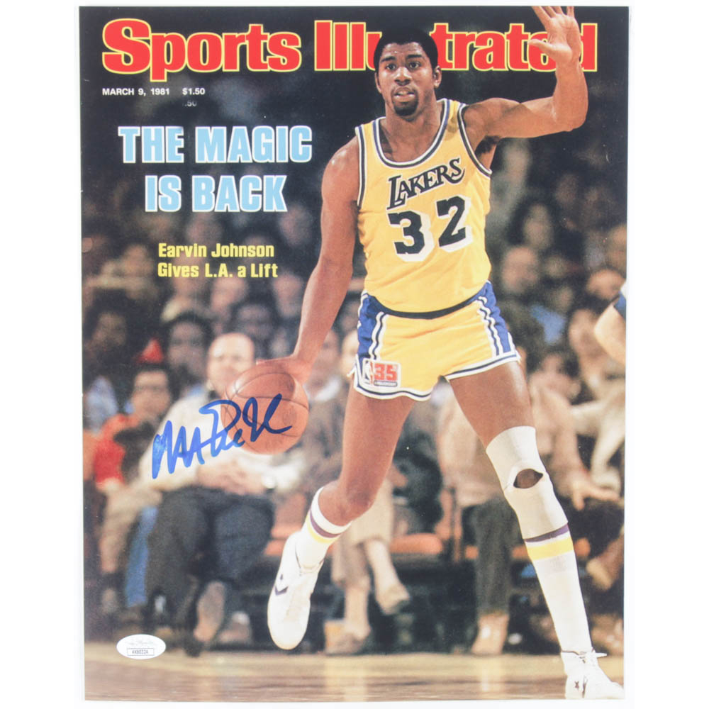 Magic Johnson Signed Lakers 11x14 Photo (JSA COA) | Pristine Auction
