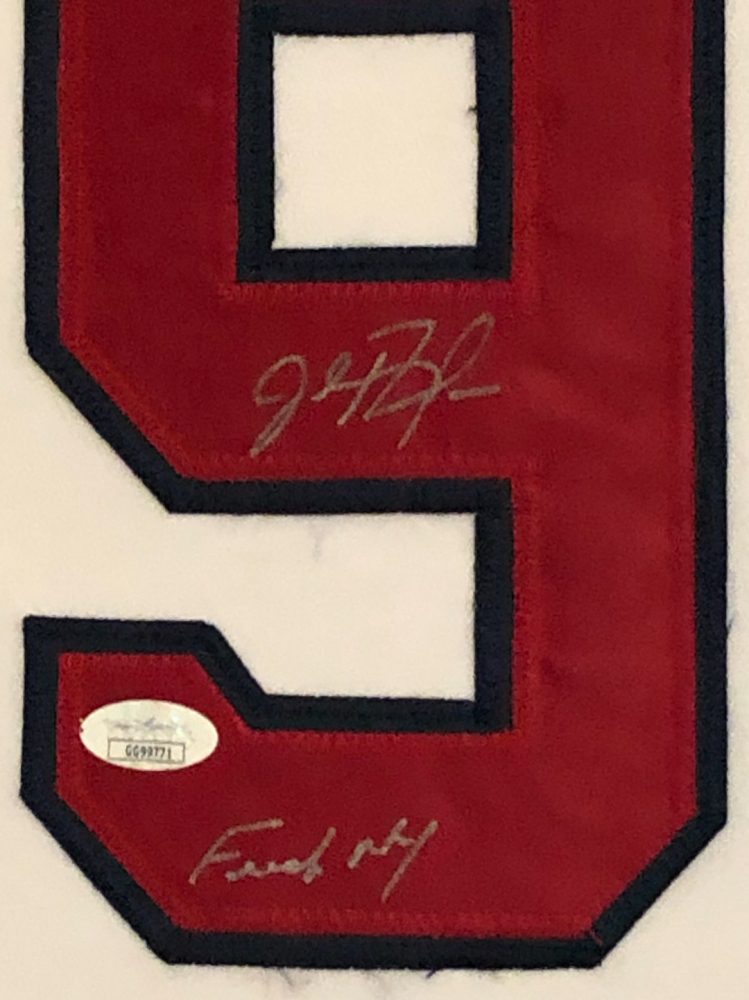 John Rocker Signed 34x42 Custom Framed Jersey Inscribed "F*** NY" (JSA ...