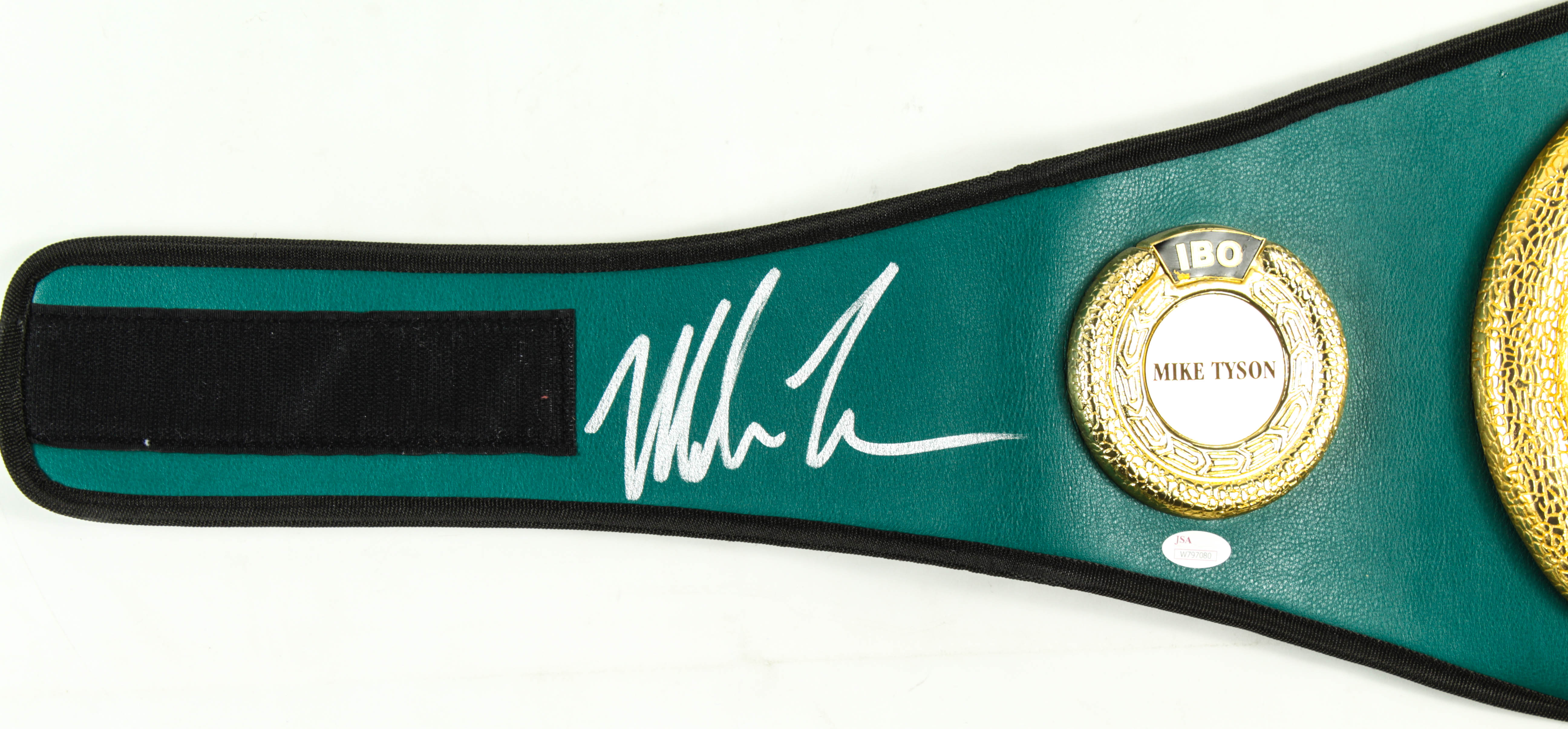 Mike Tyson Signed Full-Size IBO Heavyweight Championship Belt (JSA COA ...