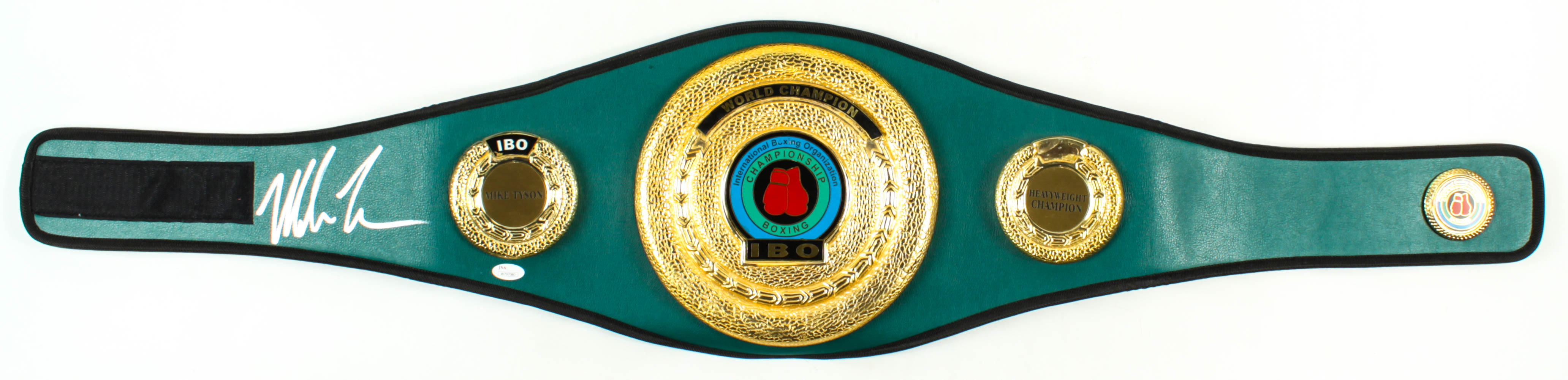 Mike Tyson Signed Full-Size IBO Heavyweight Championship Belt (JSA COA ...