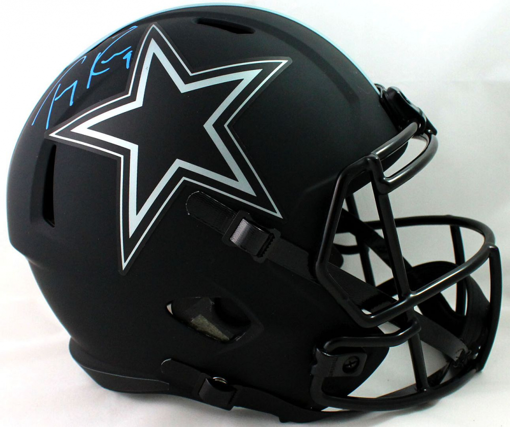 Tony Romo Signed Cowboys Full-Size Eclipse Alternate Speed Helmet ...