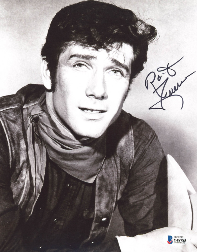 Robert Fuller Signed "Wagon Train" 8x10 Photo (Beckett COA) | Pristine ...