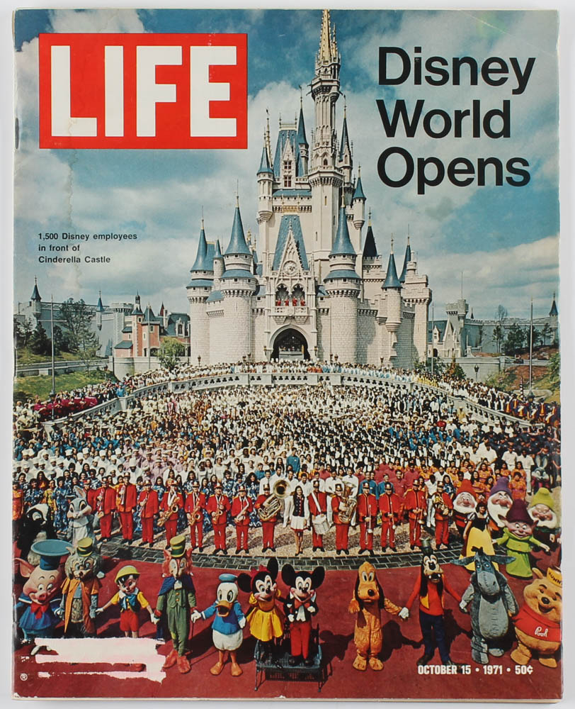 Vintage 1971 "Disney World Opens" Life Magazine | Pristine Auction