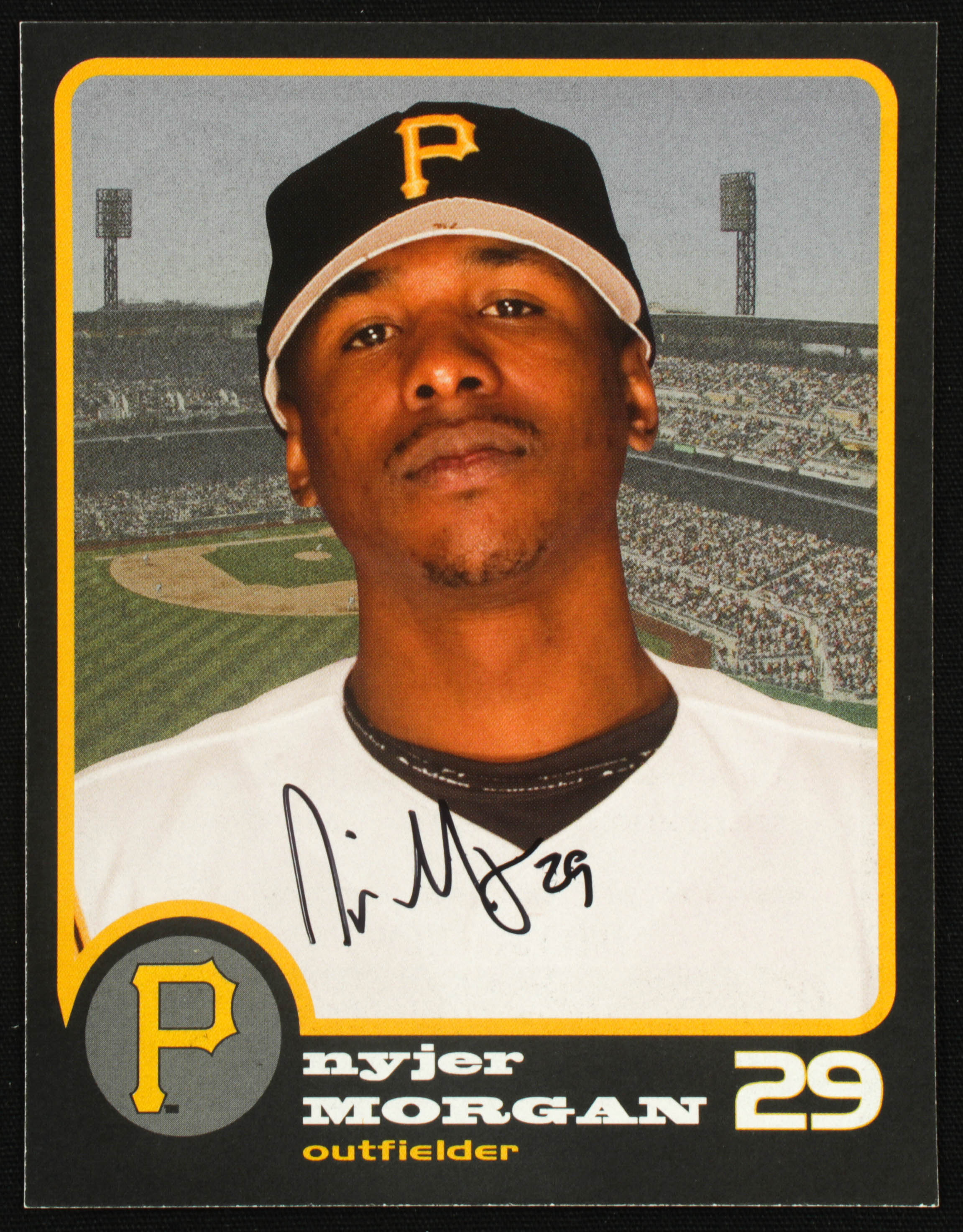 Nyier Morgan Signed 4x5 Oversized Trading Card (JSA COA) | Pristine Auction