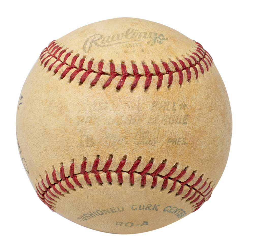 Frank Sinatra Signed OAL Baseball Inscribed "Thank You For All the Nice ...