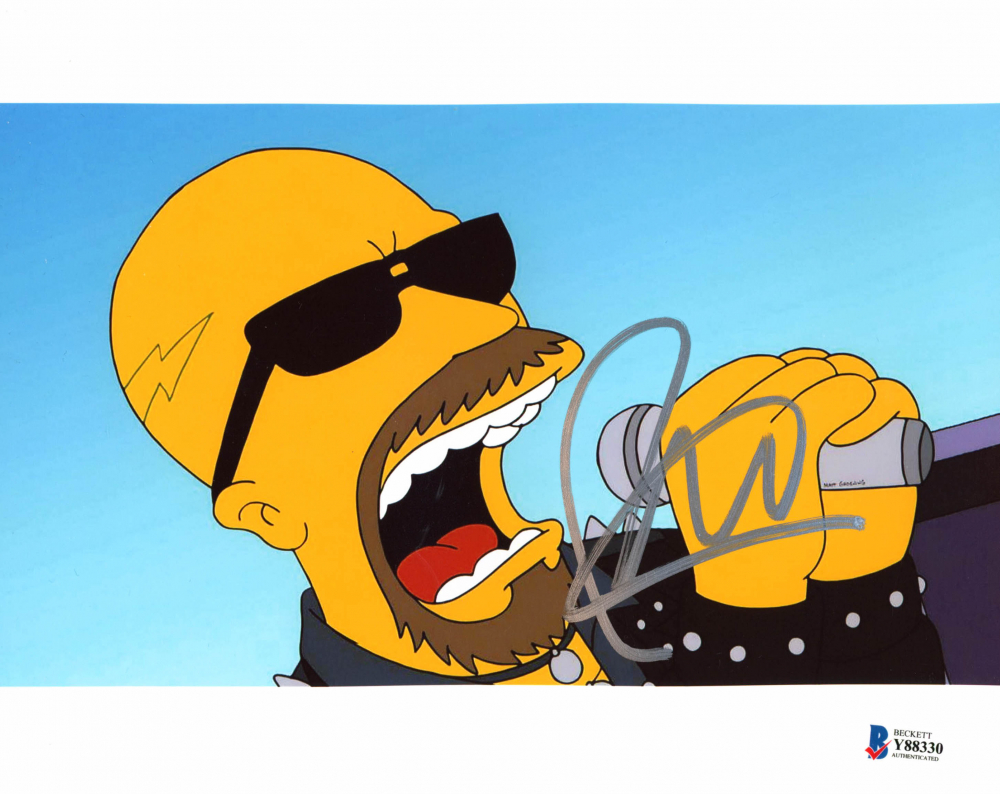 Rob Halford Signed "The Simpsons" 8x10 Photo (Beckett COA) | Pristine ...