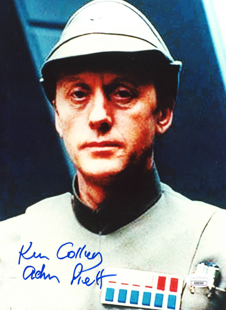 Ken Colley Signed "The Empire Strikes Back" 8x10 Photo Inscribed "Adm ...
