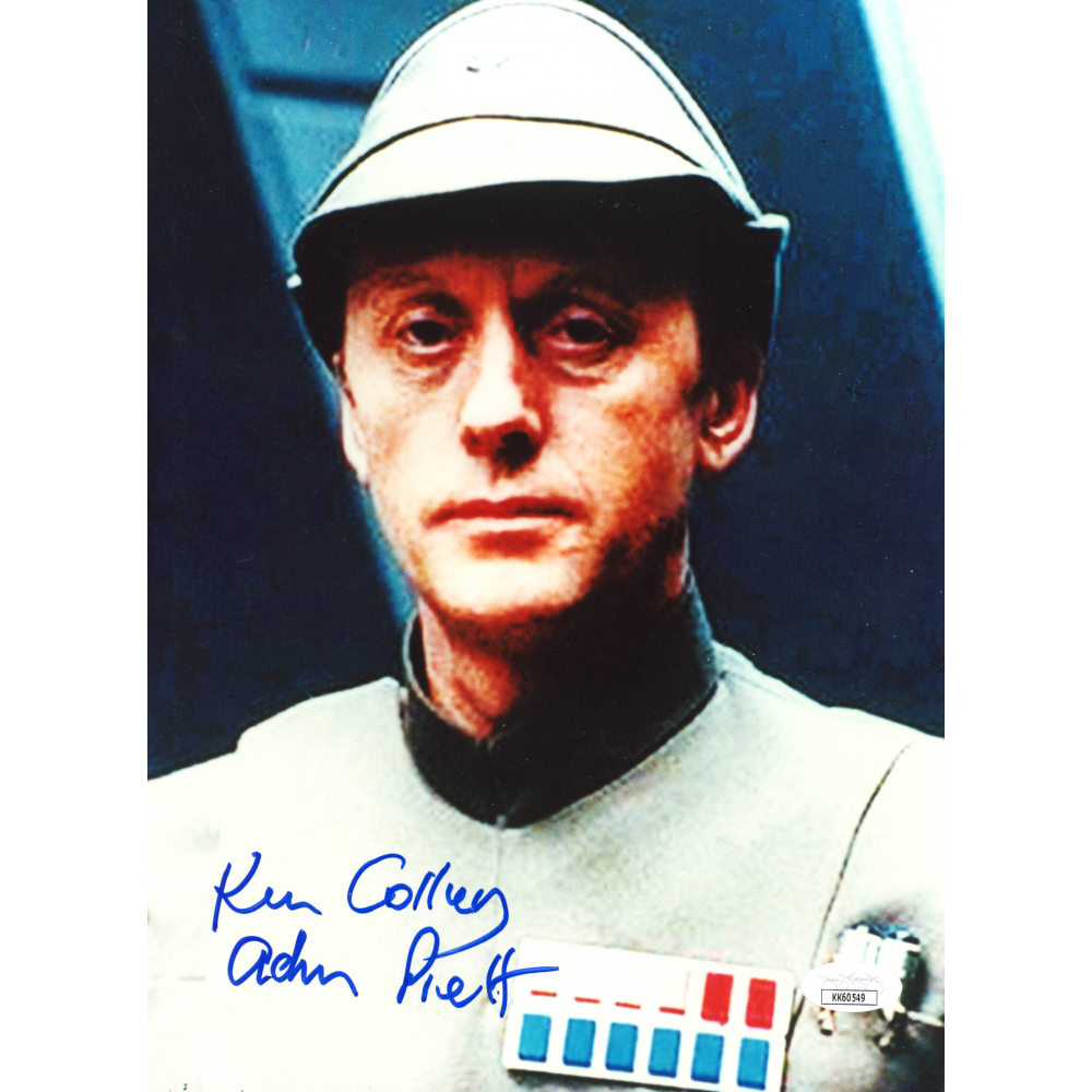 Ken Colley Signed "The Empire Strikes Back" 8x10 Photo Inscribed "Adm ...