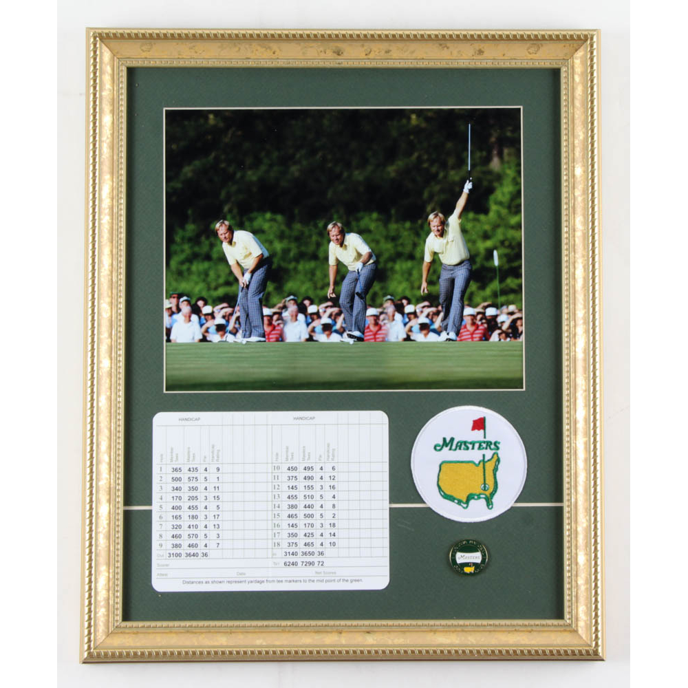 Jack Nicklaus "The Masters" 14x17 Custom Framed Photo Display with ...