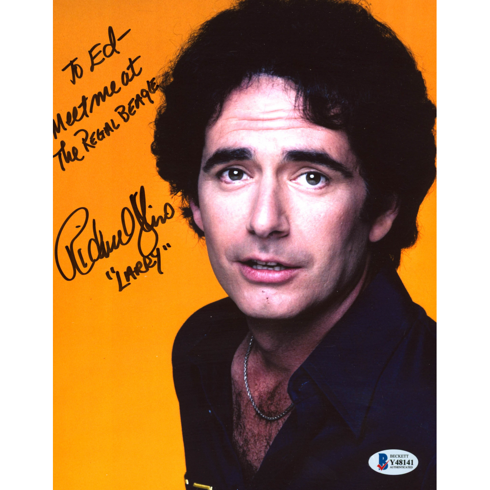 Richard Kline Signed "Three's Company" 8x10 Photo Inscribed "Meet Me At ...
