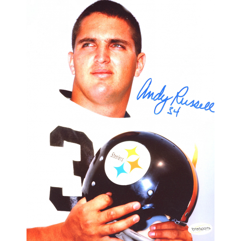 Andy Russell Signed Steelers 8x10 Photo (TSE Hologram) | Pristine Auction