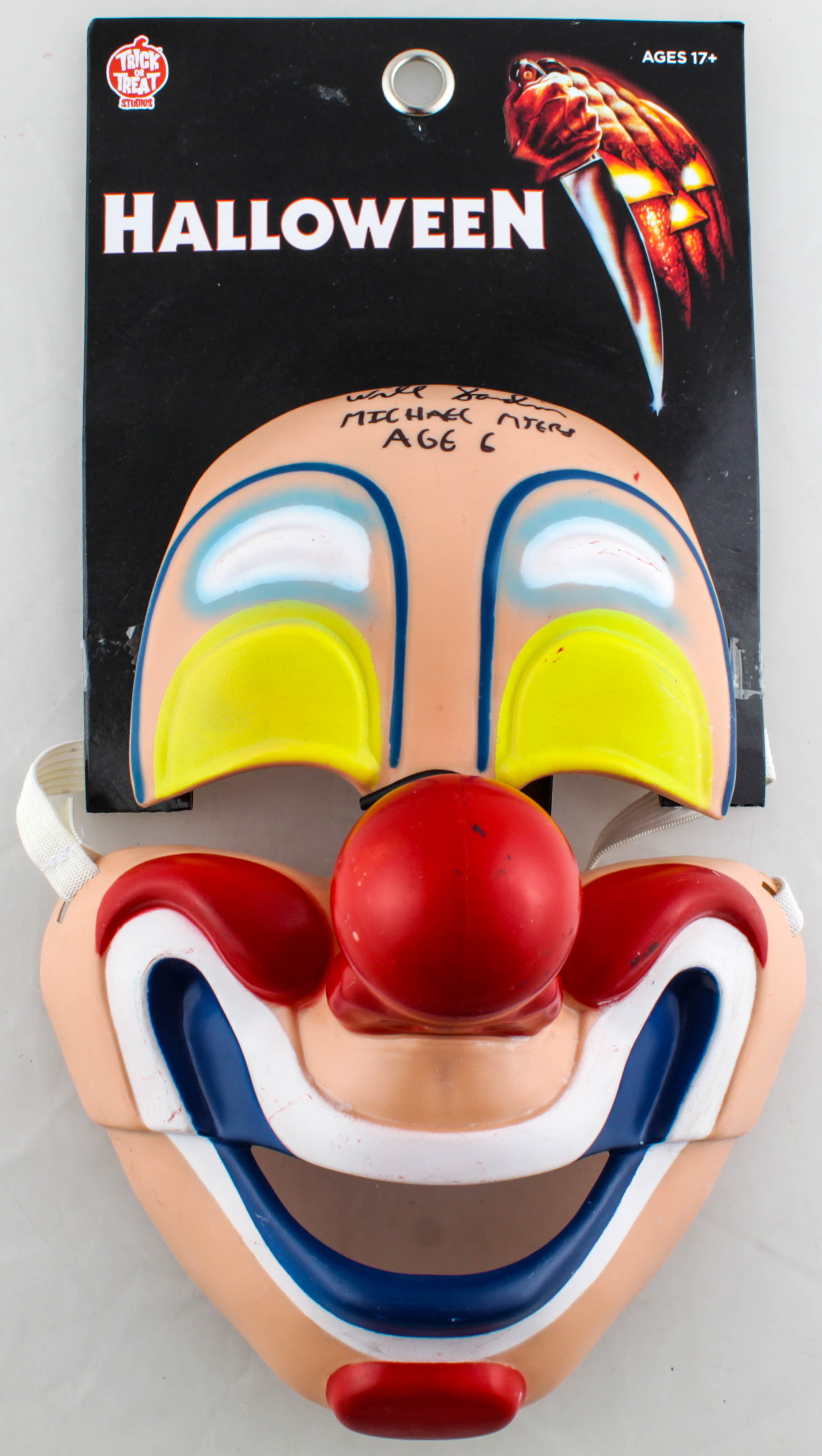 Will Sandin Signed "Halloween" Michael Myers Mask Inscribed "Michael ...