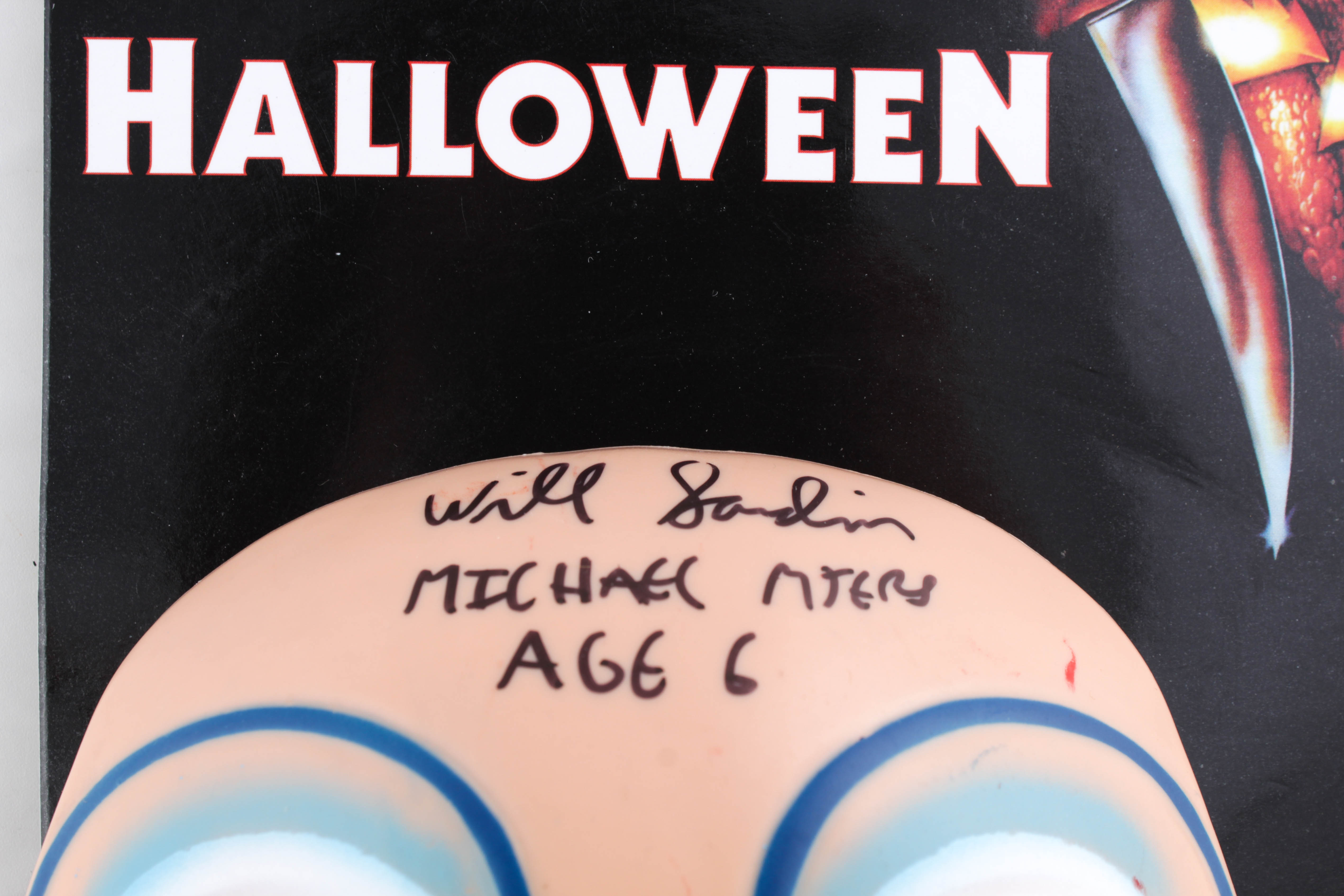 Will Sandin Signed "Halloween" Michael Myers Mask Inscribed "Michael ...