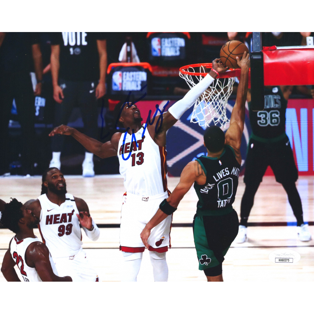 Edrice "Bam" Adebayo Signed Heat 8x10 Photo (JSA COA) | Pristine Auction