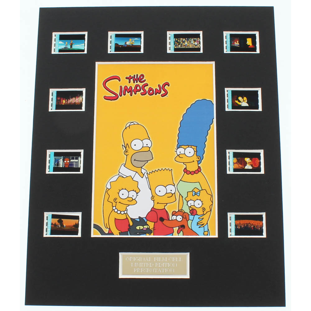 "The Simpsons" LE 8x10 Custom Matted Original Film / Movie Cell Display ...