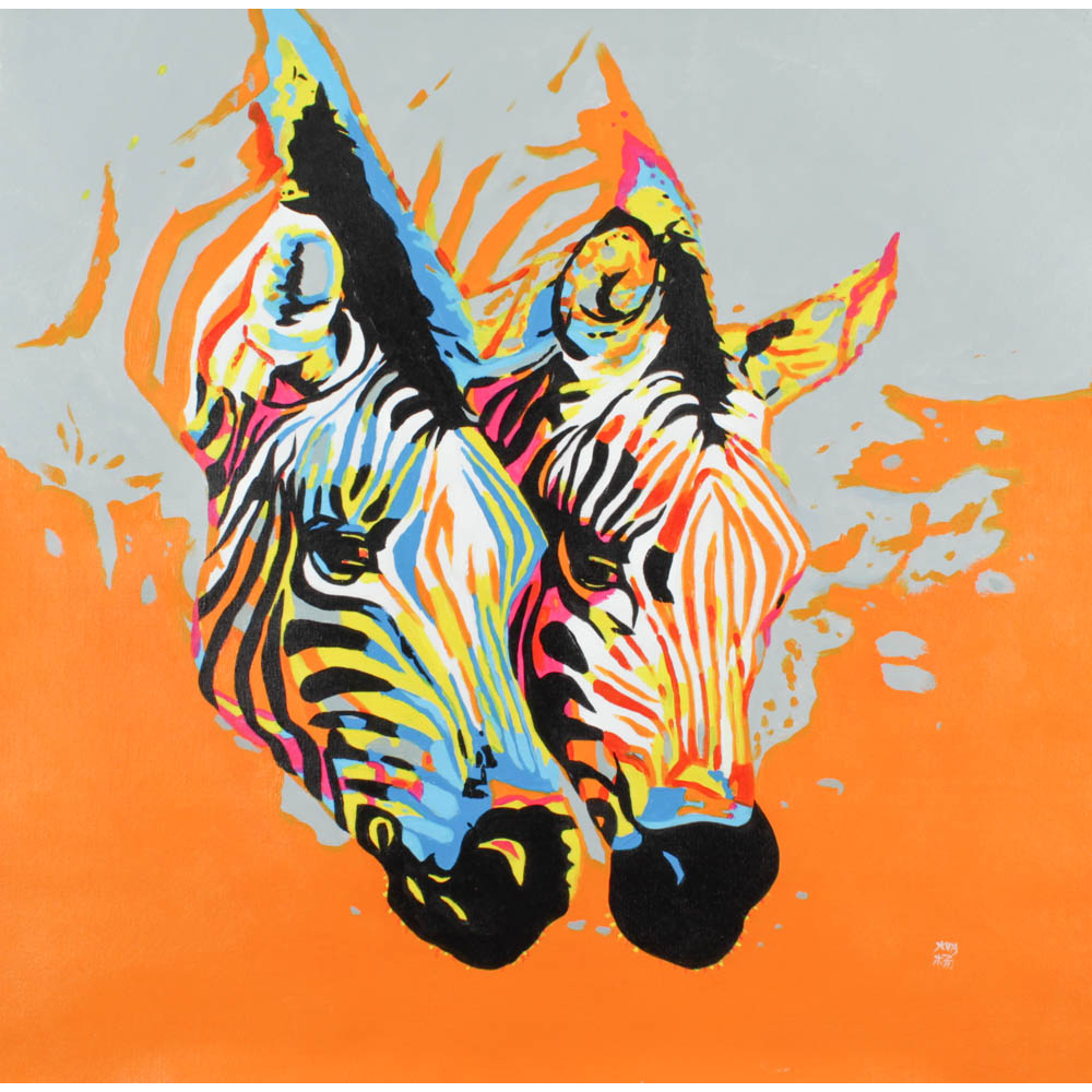 Rodney Weng - "Double Delight" 29x30 Original Oil Panting on Linen (PA ...