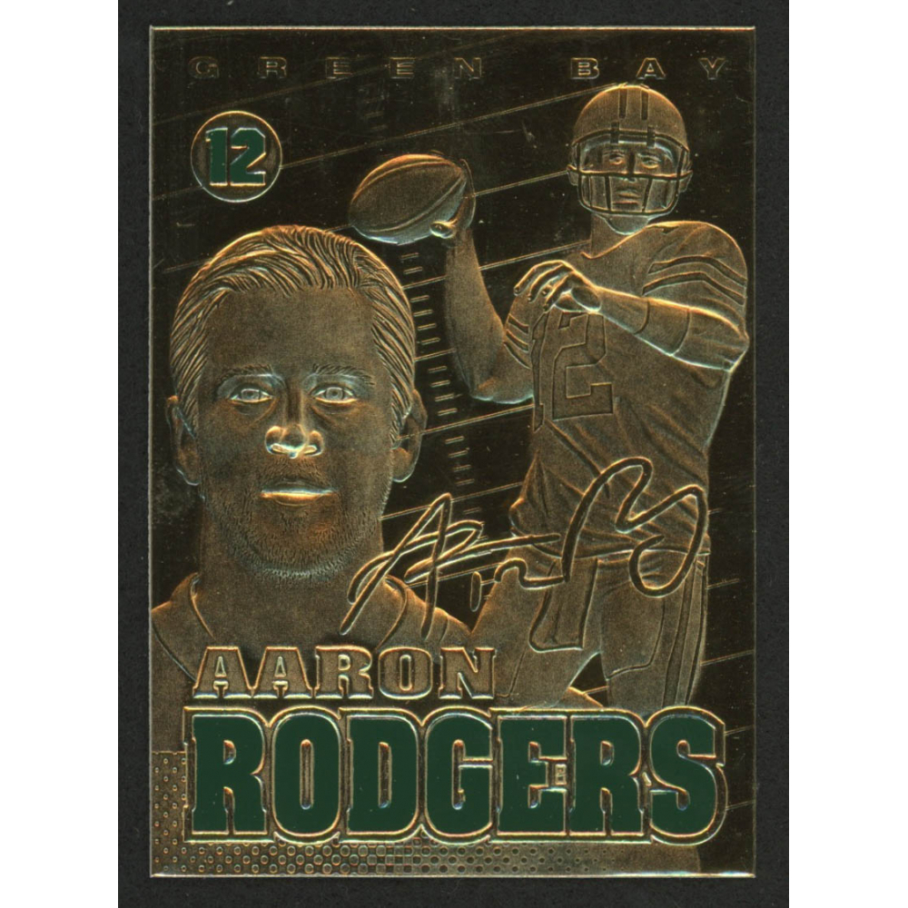 Aaron Rodgers 2014 Merrick Mint 23kt Gold Card | Pristine Auction