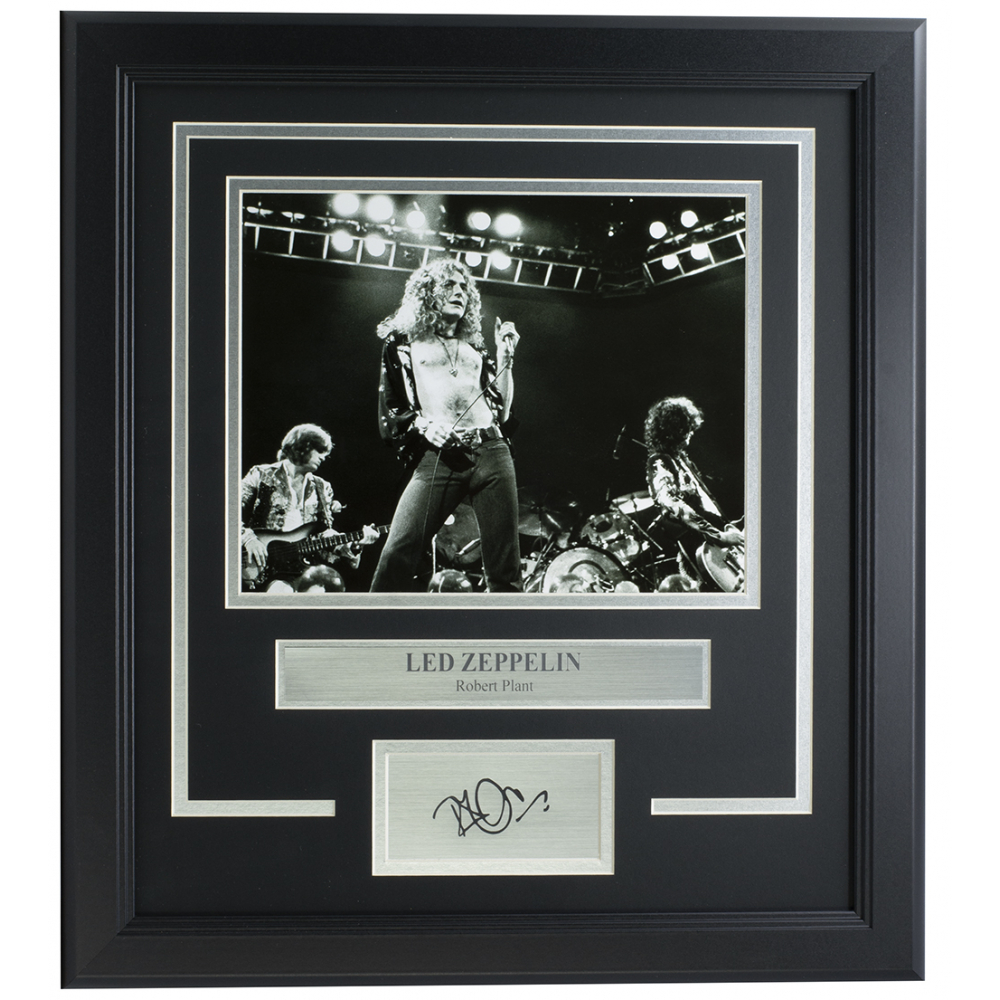 Robert Plant "Led Zeppelin" Custom Framed Photo Display | Pristine Auction