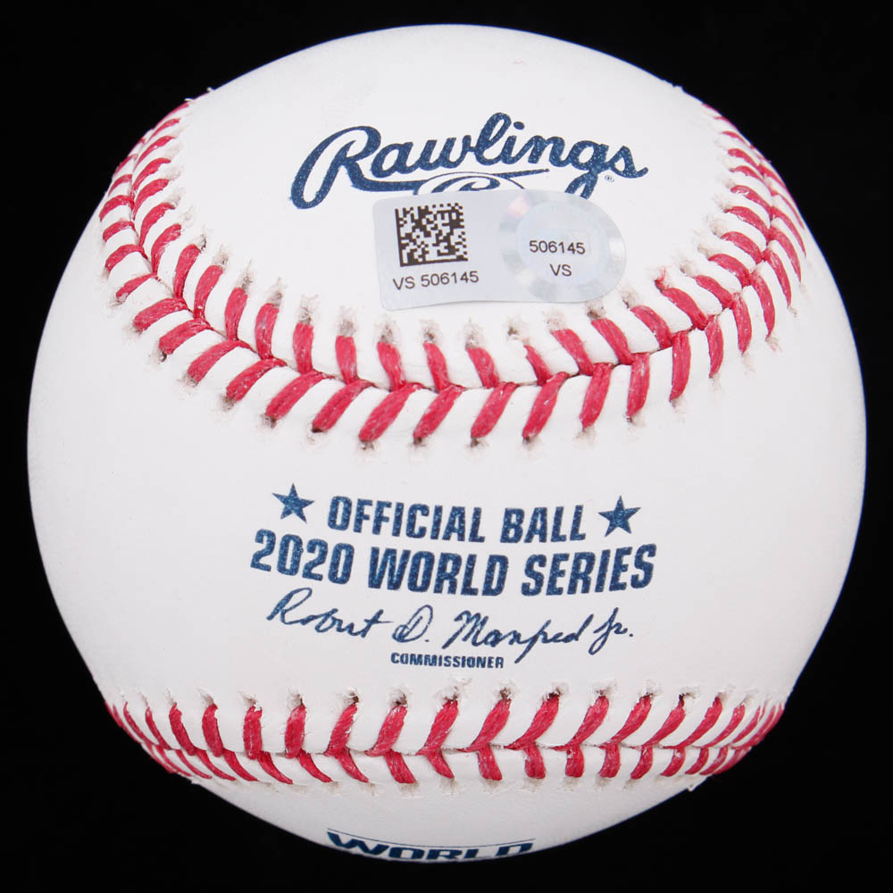 Corey Seager Signed 2020 World Series Baseball (MLB Hologram ...