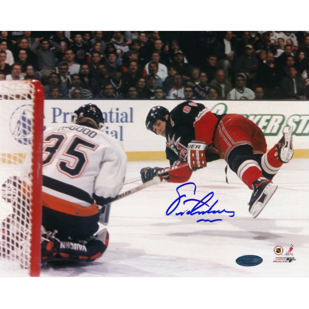 Eric Lindros Signed Rangers 8x10 Photo (Steiner COA) | Pristine Auction