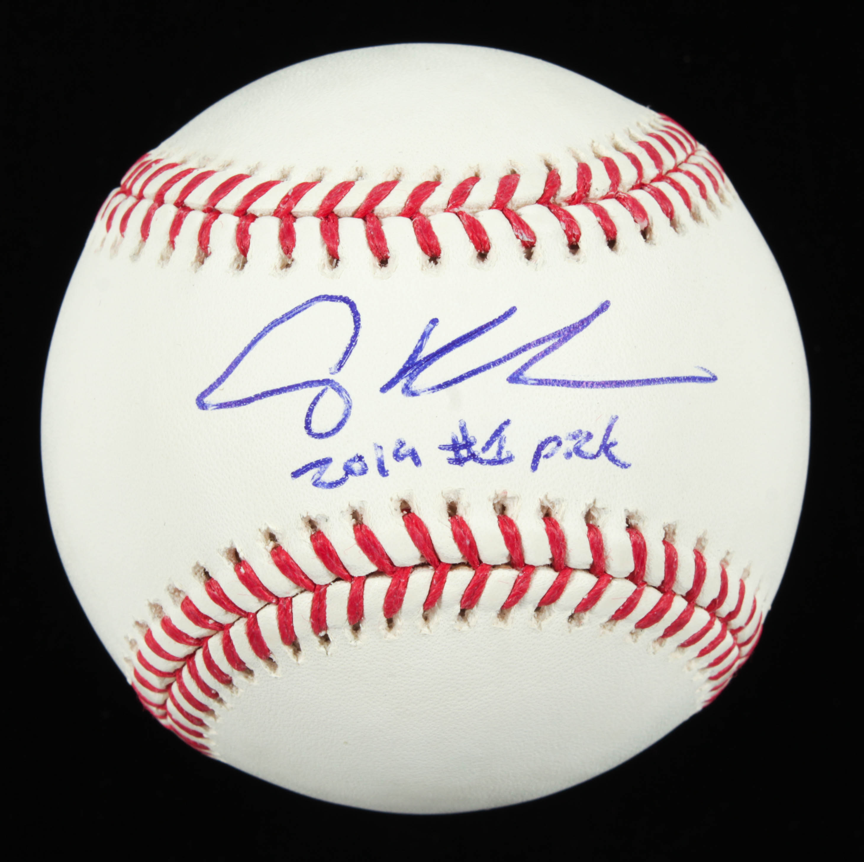 Adley Rutschman Signed OML Baseball Inscribed "2019 #1 Pick" (JSA COA ...