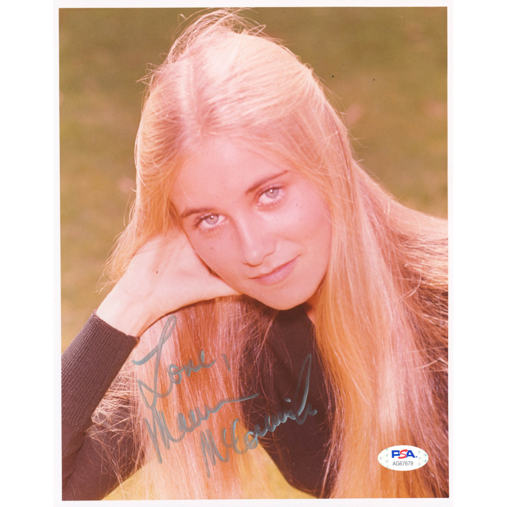 Maureen McCormick Signed 8x10 Photo Inscribed "Love" (PSA Hologram ...