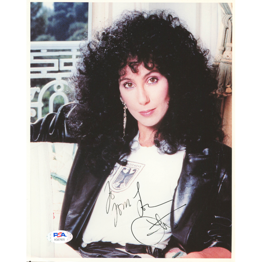Cher Signed 8x10 Photo (PSA Hologram) | Pristine Auction