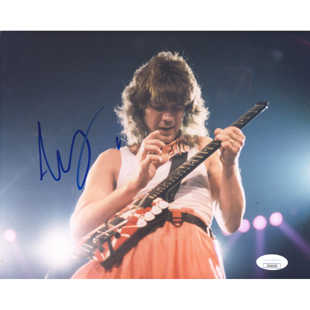 Eddie Van Halen Signed 8x10 Photo (JSA COA) | Pristine Auction