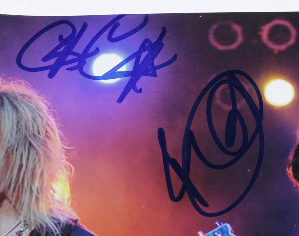 C.C. Deville & Bobby Dall Signed Poison 11x14 Photo (PSA) | Pristine ...