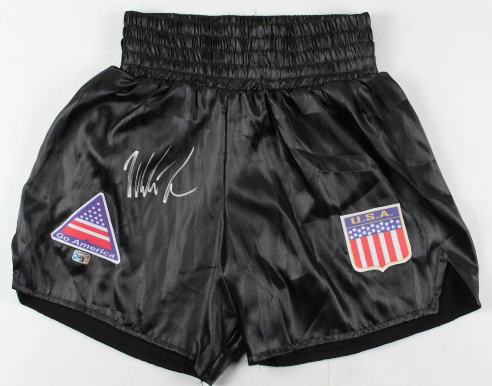 Mike Tyson Signed Boxing Trunks (Fiterman Sports Hologram) | Pristine ...