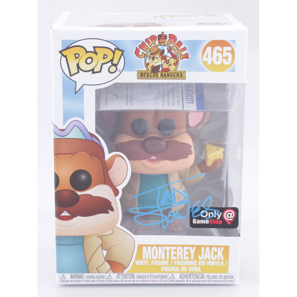 Tad Stones Signed "Monterey Jack" Rescue Rangers #465 Funko Pop! Vinyl ...