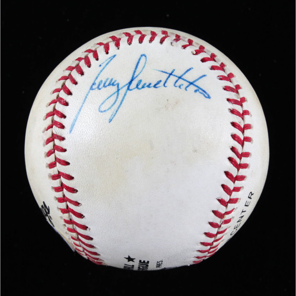 Ozzie Smith & Terry Pendleton Signed ONL Baseball (Beckett COA ...