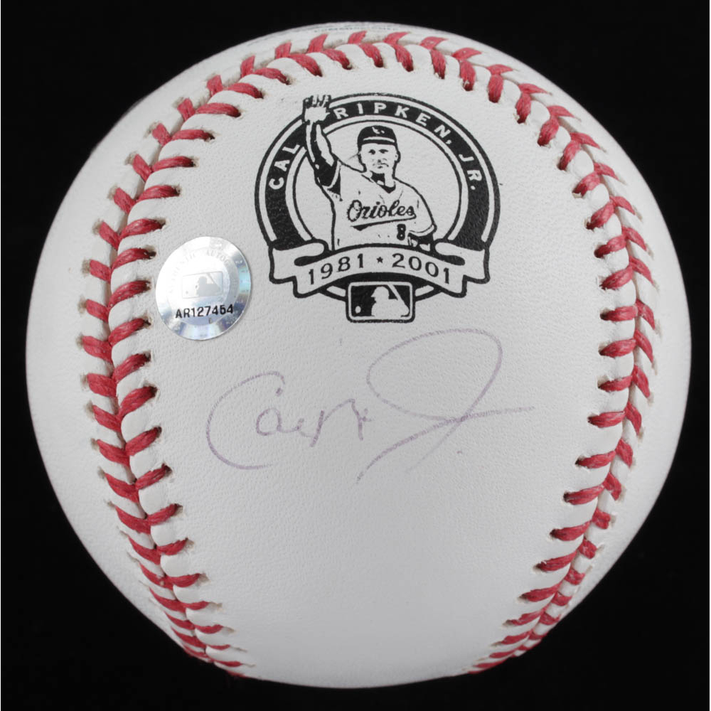 Cal Ripken Jr. Signed OML Ripken Logo Baseball (Steiner Hologram, MLB ...
