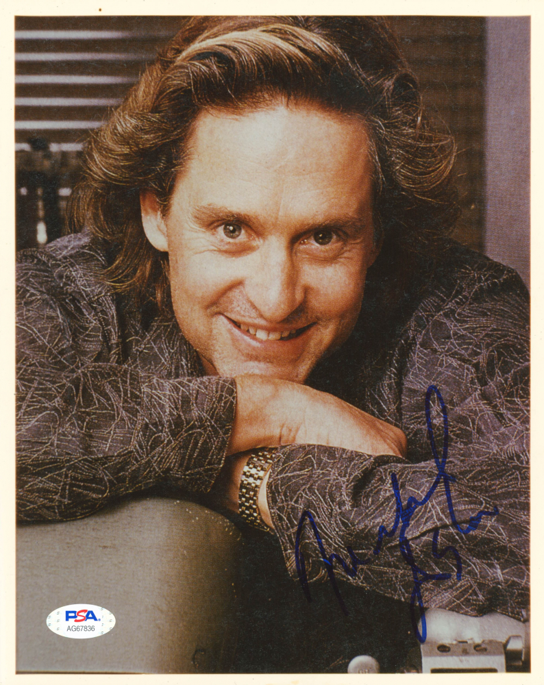 Michael Douglas Signed 8x10 Photo (PSA Hologram) | Pristine Auction