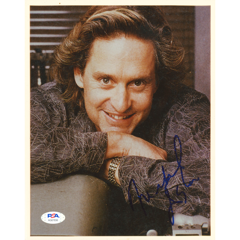 Michael Douglas Signed 8x10 Photo (PSA Hologram) | Pristine Auction