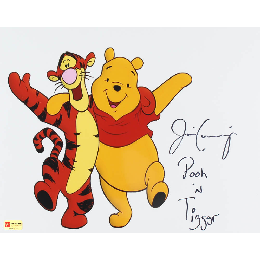 Jim Cummings Signed Winnie The Pooh 11x14 Photo Inscribed Pooh N