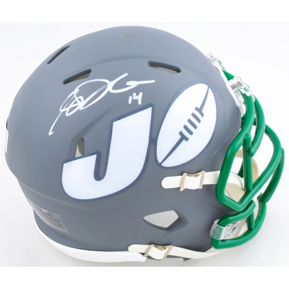 Sam Darnold Signed Jets AMP Alternate Speed Mini Helmet (Radtke COA ...