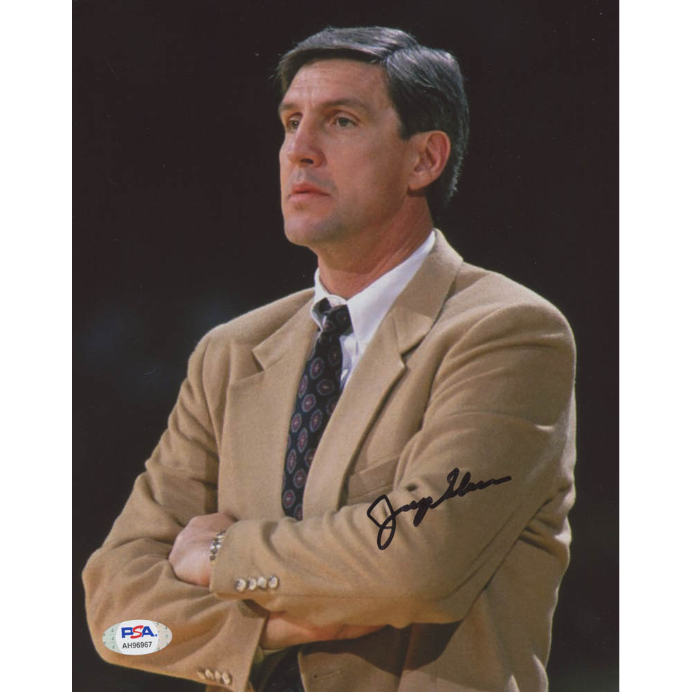 Jerry Sloan Signed 8x10 Photo (PSA COA) | Pristine Auction