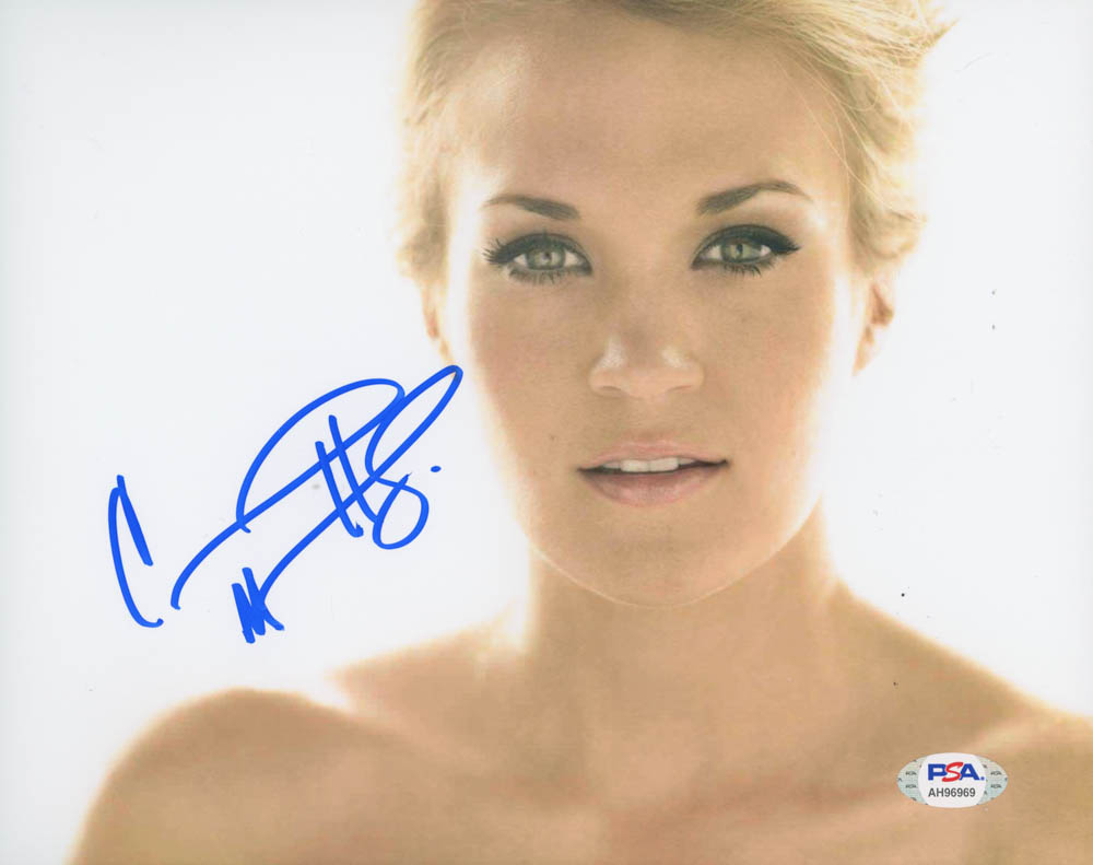 Carrie Underwood Signed 8x10 Photo (PSA COA) | Pristine Auction