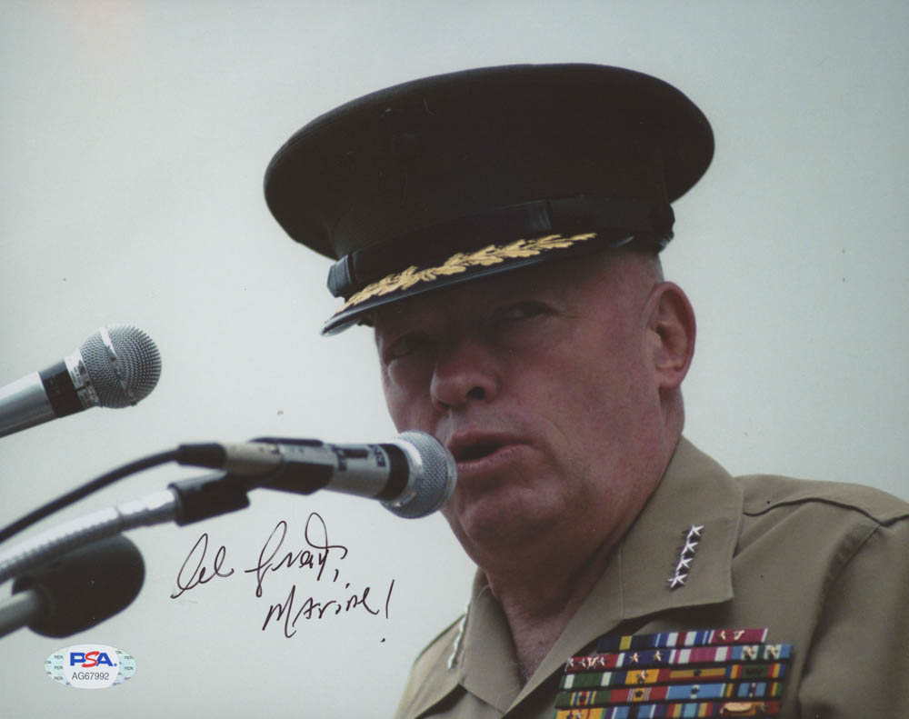Alfred Gray Signed 8x10 Photo Inscribed "Marine!" (PSA COA) | Pristine ...