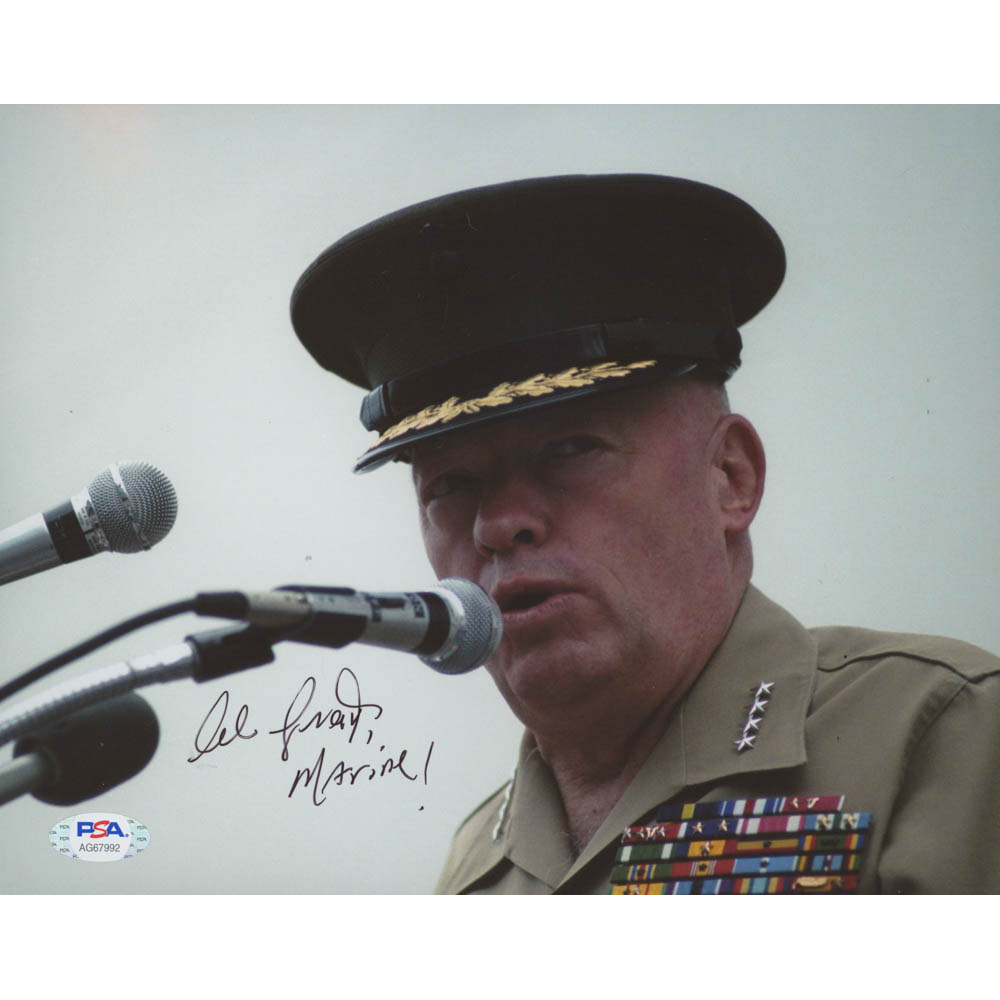 Alfred Gray Signed 8x10 Photo Inscribed "Marine!" (PSA COA) | Pristine ...