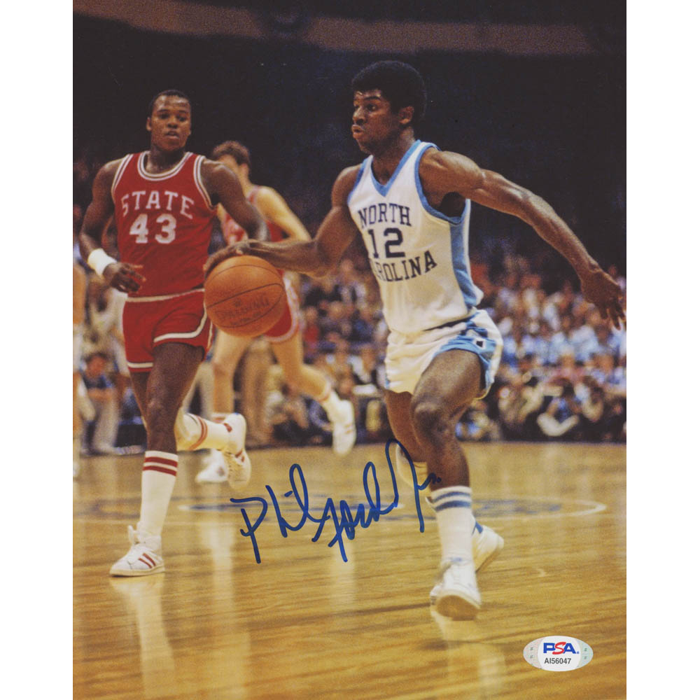 Phil Ford Signed North Carolina Tar Heels 8x10 Photo (PSA COA ...