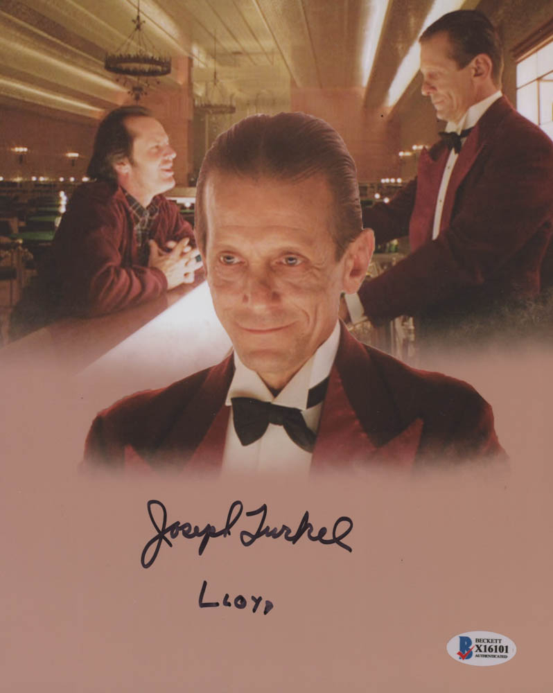 Joseph Turkel Signed "The Shining" 8x10 Photo Inscribed "Lloyd ...