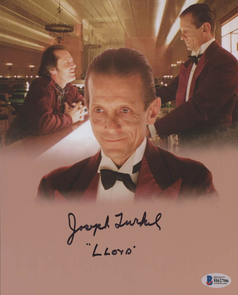 Joseph Turkel Signed "The Shining" 8x10 Photo Inscribed "Lloyd ...