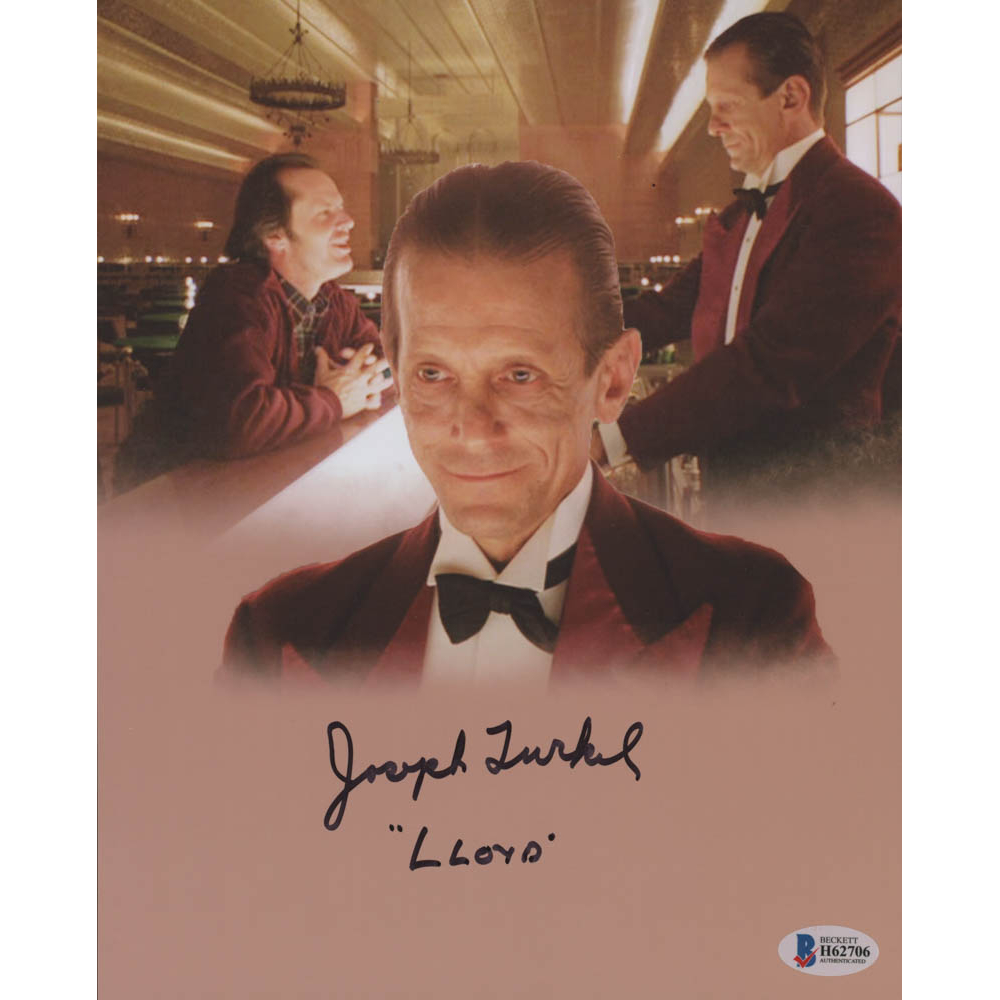Joseph Turkel Signed "The Shining" 8x10 Photo Inscribed "Lloyd ...