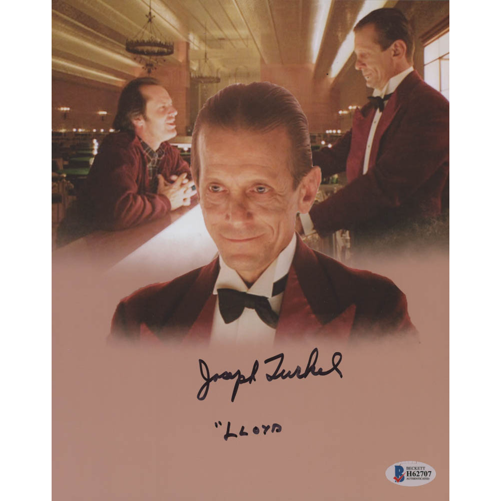Joseph Turkel Signed "The Shining" 8x10 Photo Inscribed "Lloyd ...